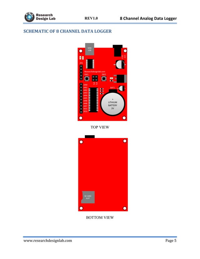 8 Channel Analog Data Logger | PDF
