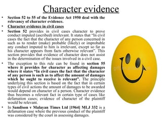 (8) character evidence | PPT
