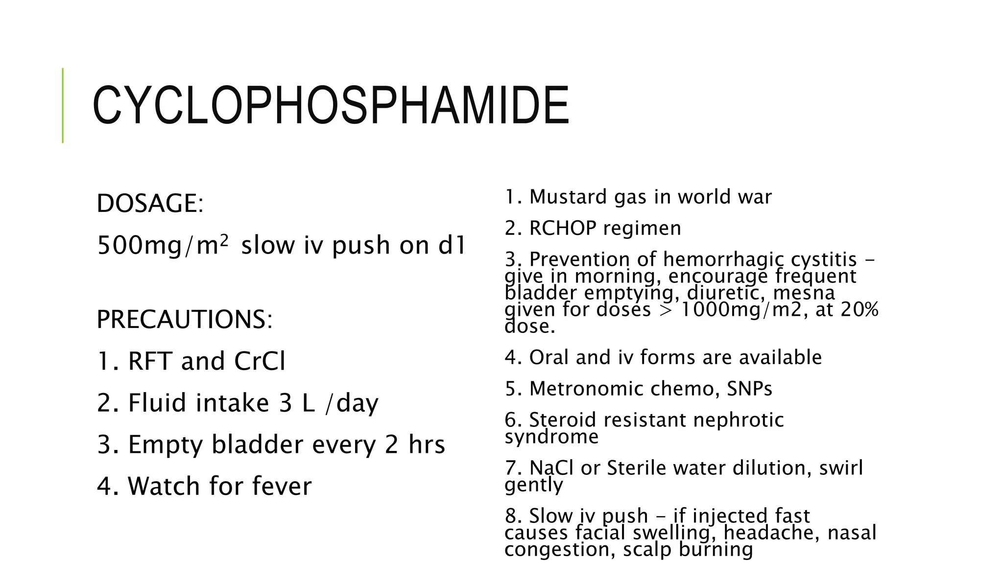 Common chemotherapy drugs in breast cancer | PPTX