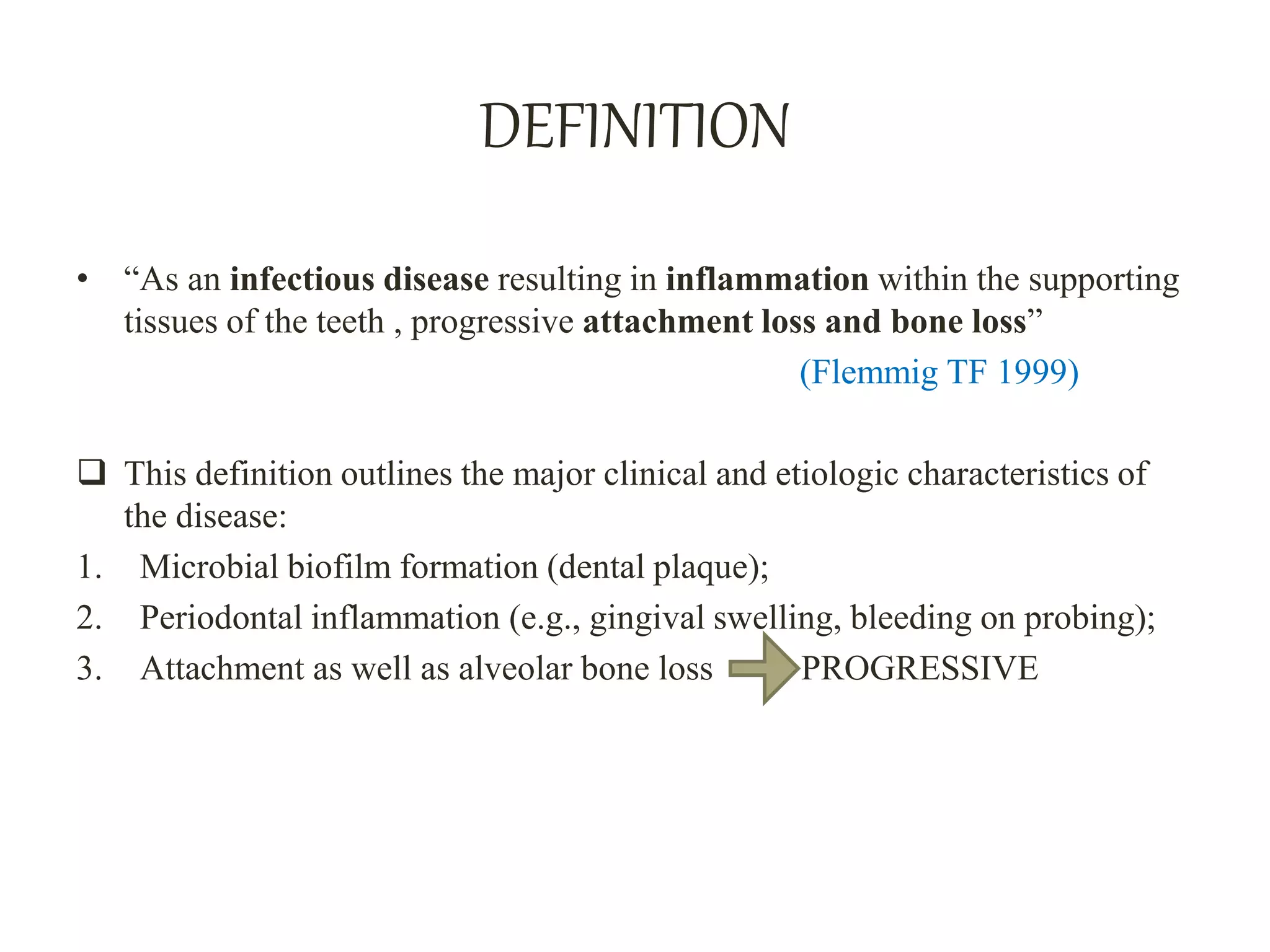 chronic periodontitis | PPTX