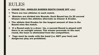 PPT on the world chase tag sports and championship tournament | PPT