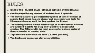 PPT on the world chase tag sports and championship tournament | PPTX