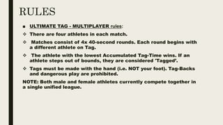 PPT on the world chase tag sports and championship tournament | PPT