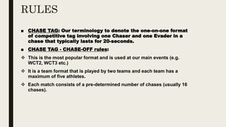 PPT on the world chase tag sports and championship tournament | PPT