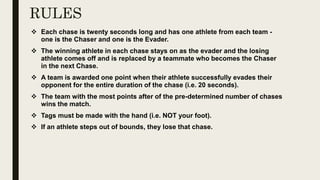 PPT on the world chase tag sports and championship tournament | PPT