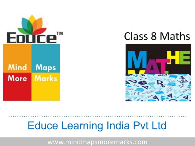 8 class maths sample mindmaps | PPTX | Education