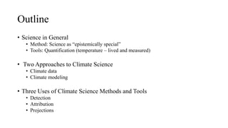 8. Climate Change: Climate science as methods and tools | PPTX