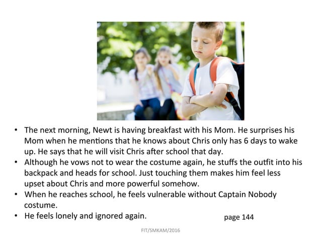 CAPTAIN NOBODY FORM 5 NOVEL chapters 18-19 | PPT