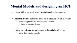 Cognitive frameworks in HCI | PPT