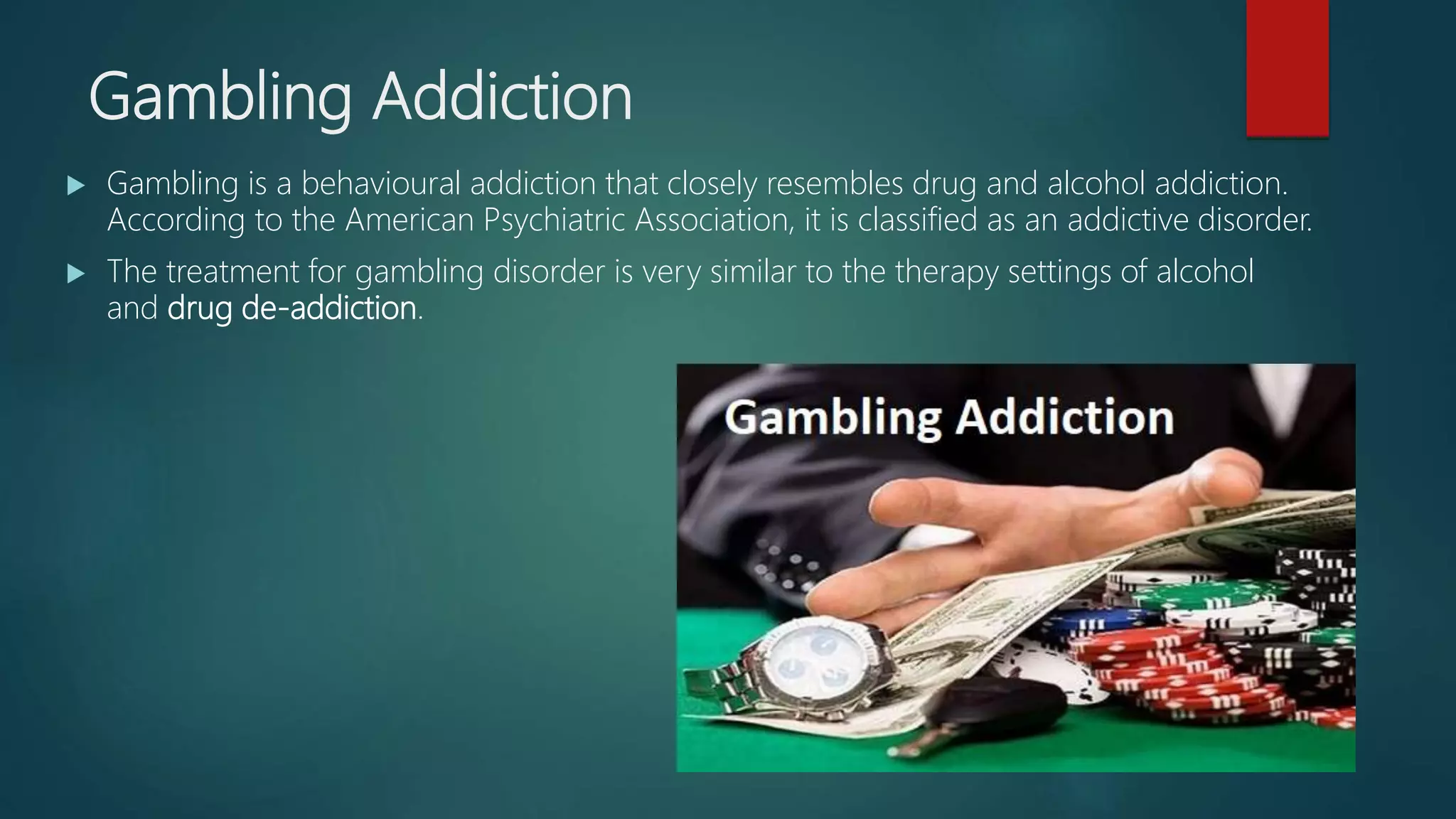 8 Common Behavioural Addictions | PPTX | Substance Abuse | Diseases and ...
