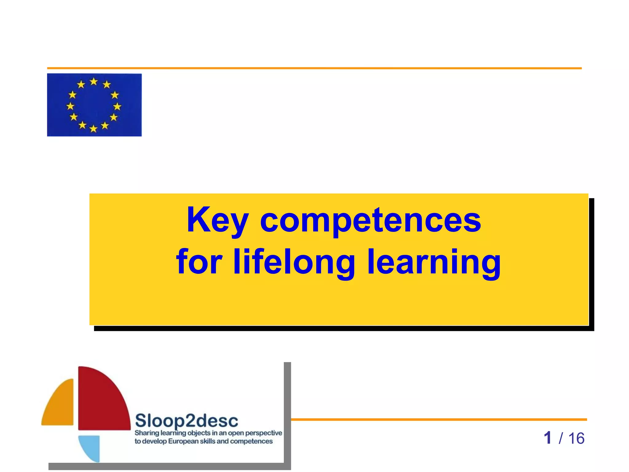 Key competences for lifelong learning | PPT