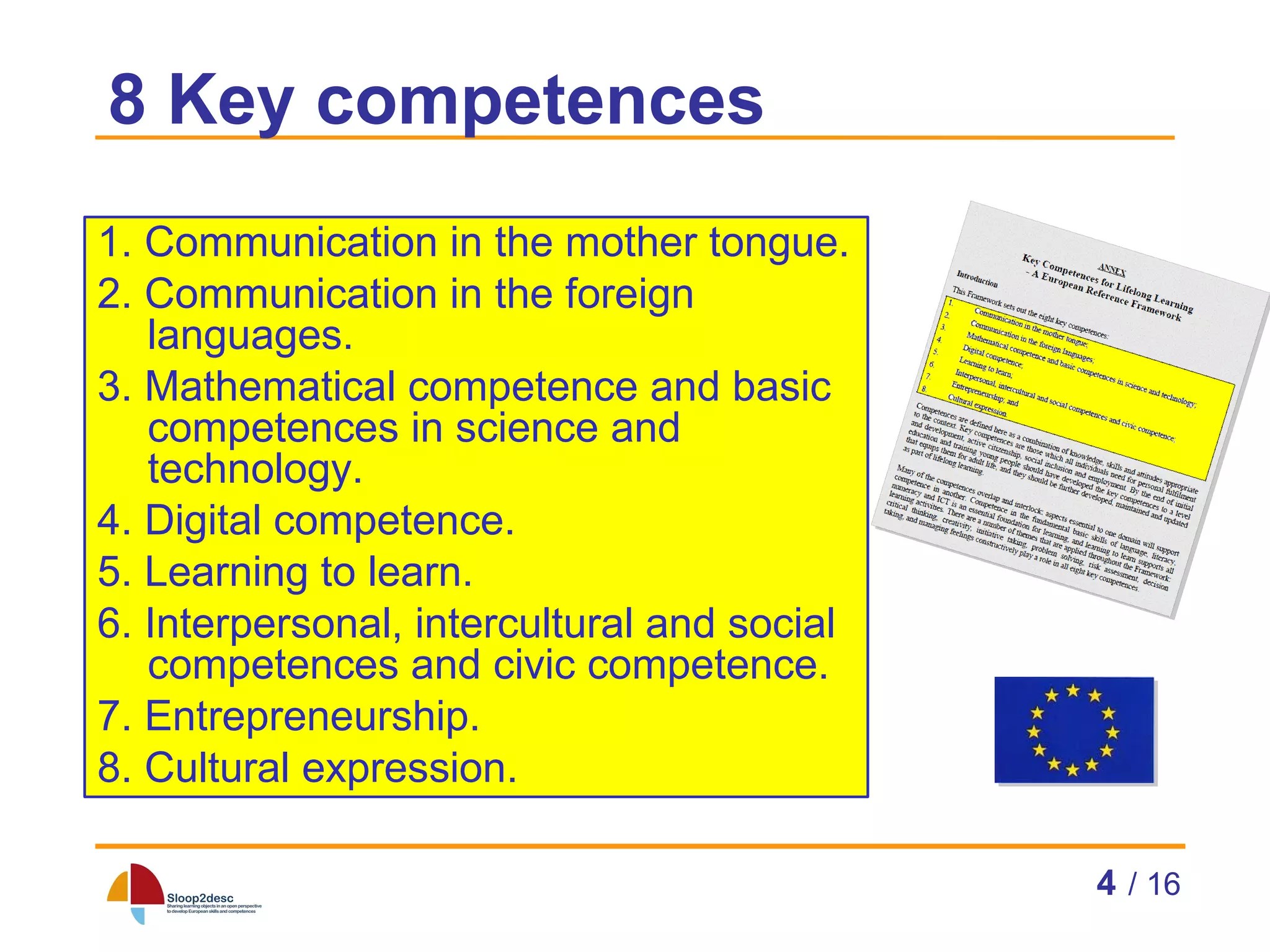 Key competences for lifelong learning | PPT