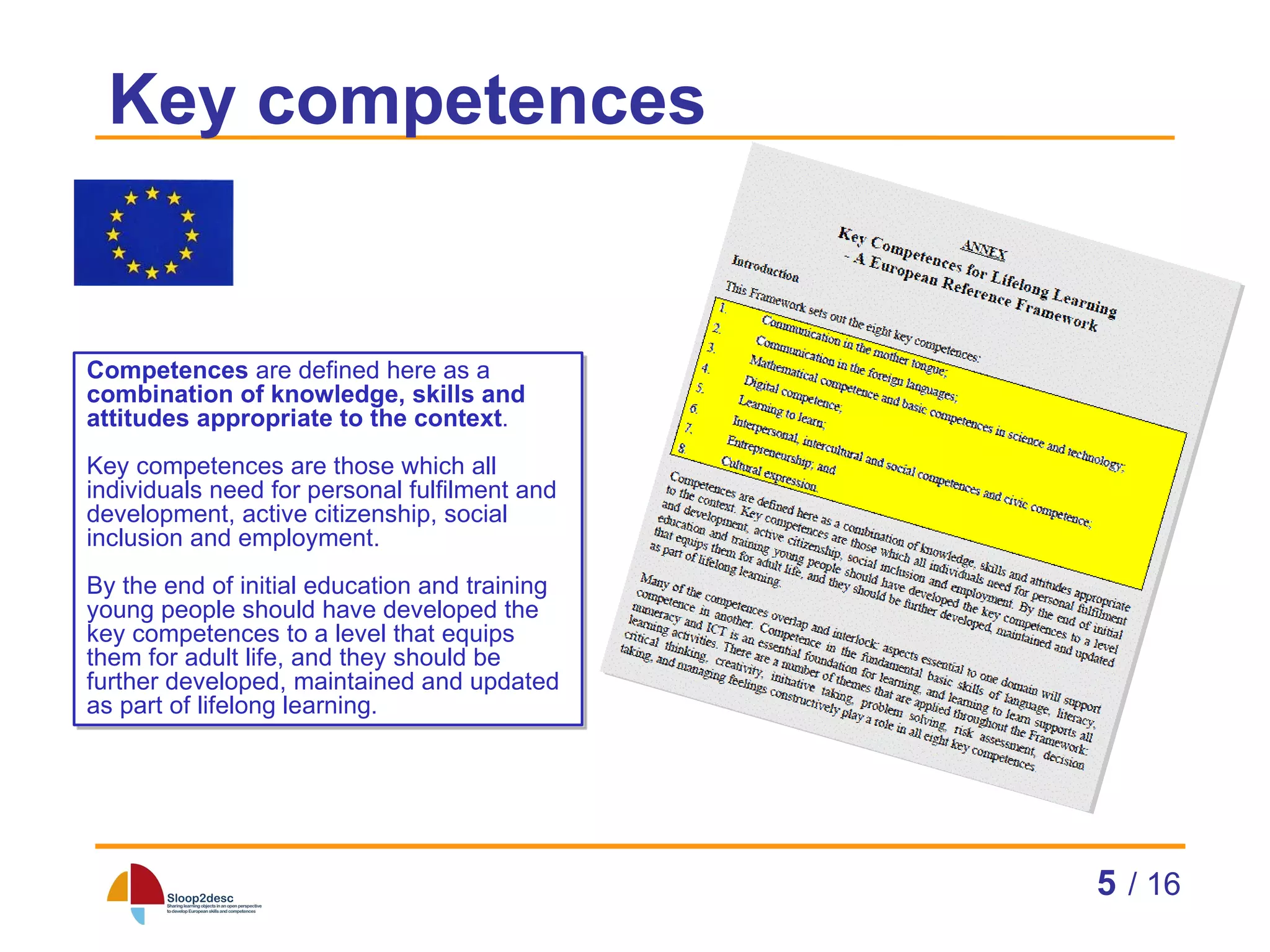 Key competences for lifelong learning | PPT