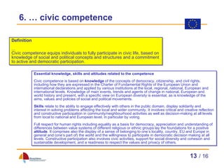 Key competences for lifelong learning | PPT