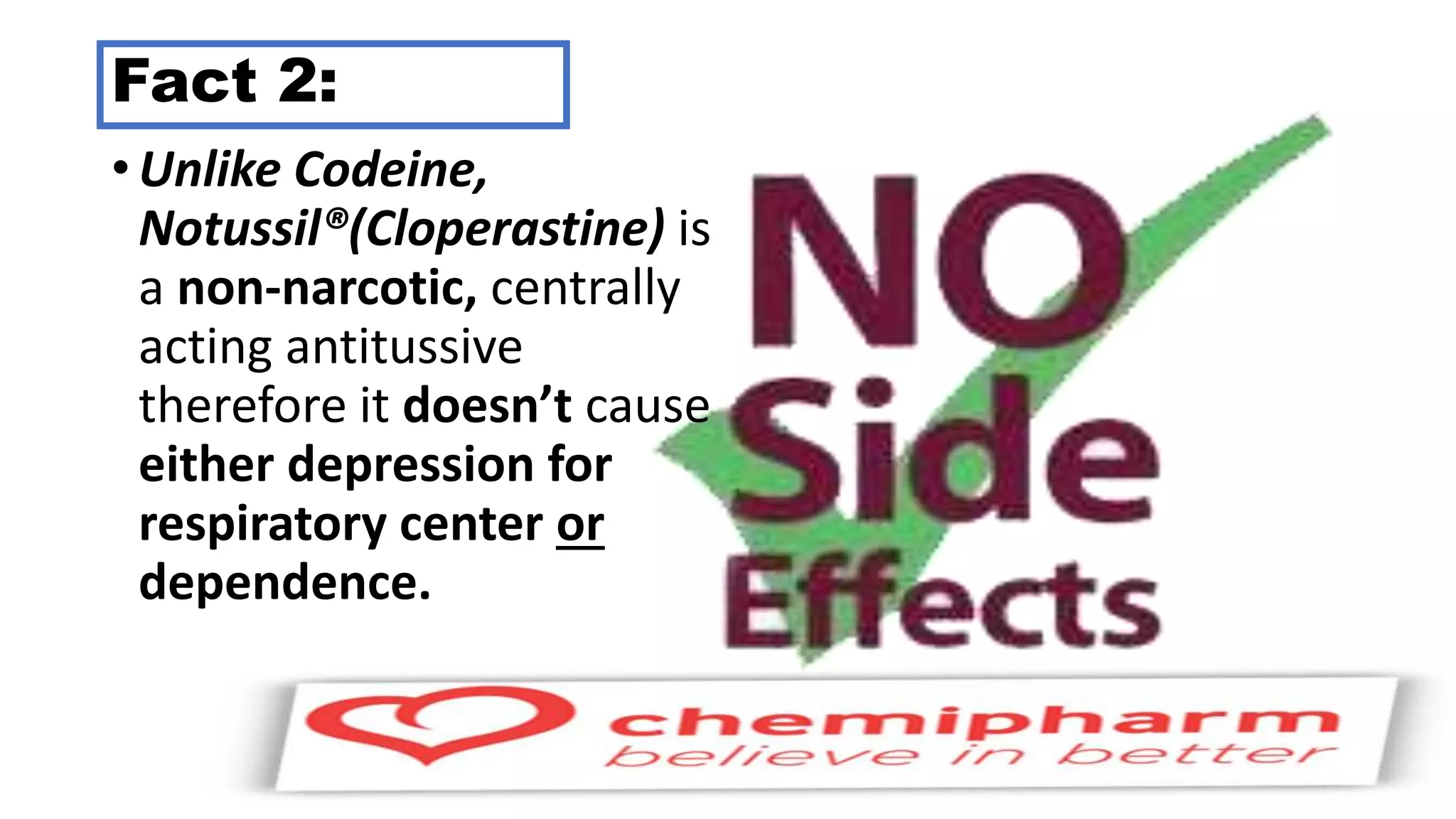 8 competitive medical facts about notussil® | PPTX