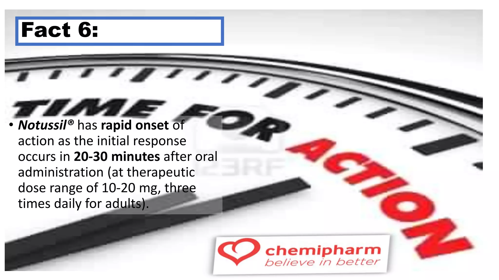 8 competitive medical facts about notussil® | PPTX