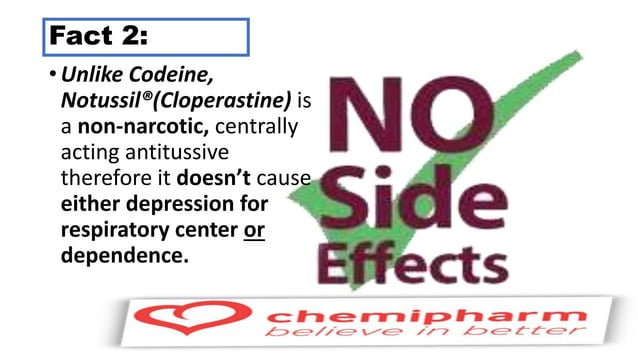 8 competitive medical facts about notussil® | PPTX