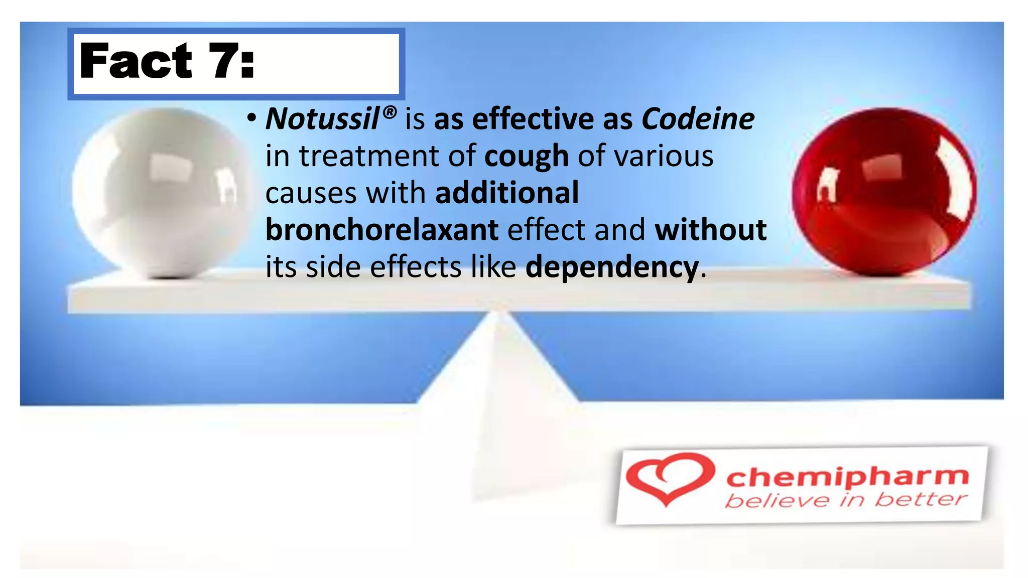 8 competitive medical facts about notussil® | PPTX