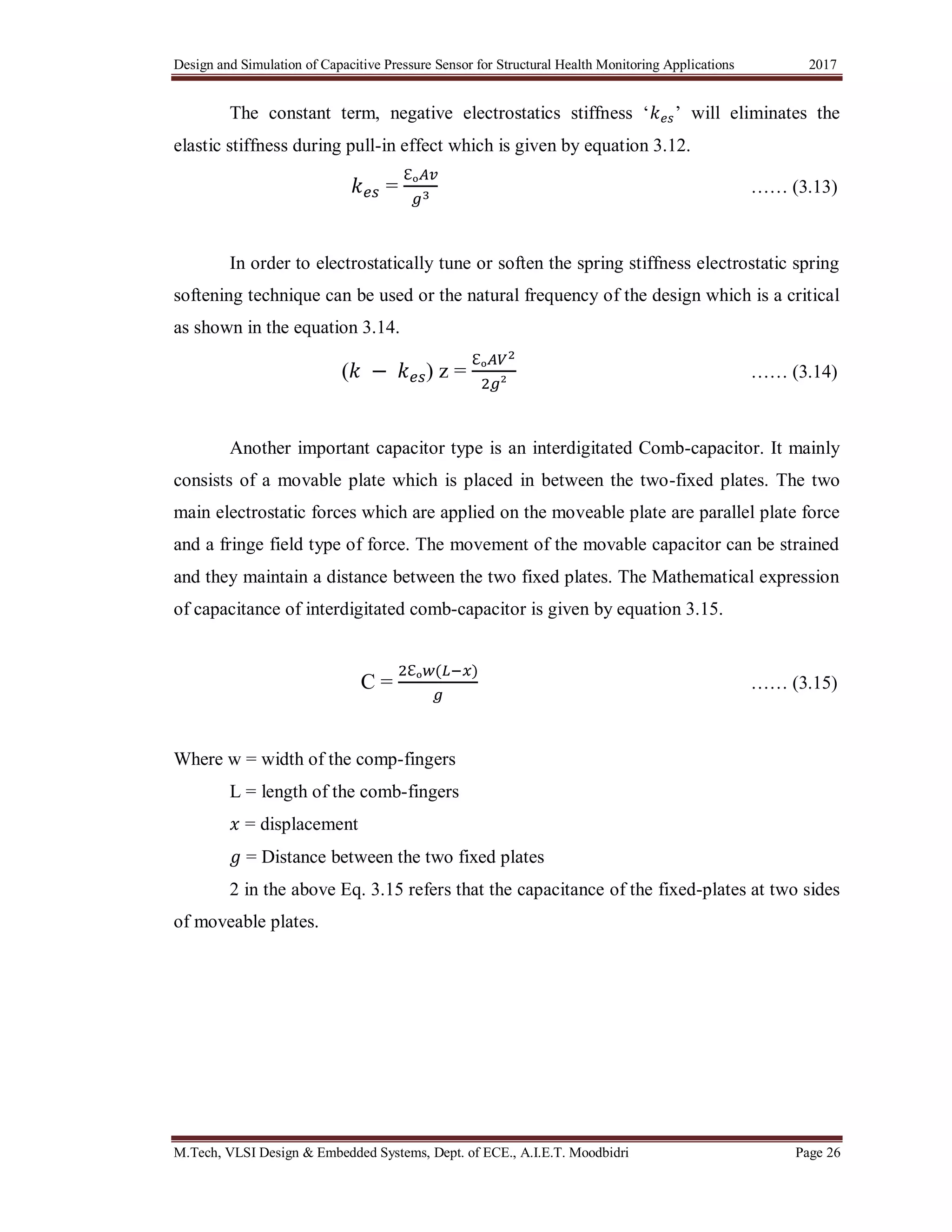 complete m.tech project report_2017 (Based on MEMS Technology) | PDF