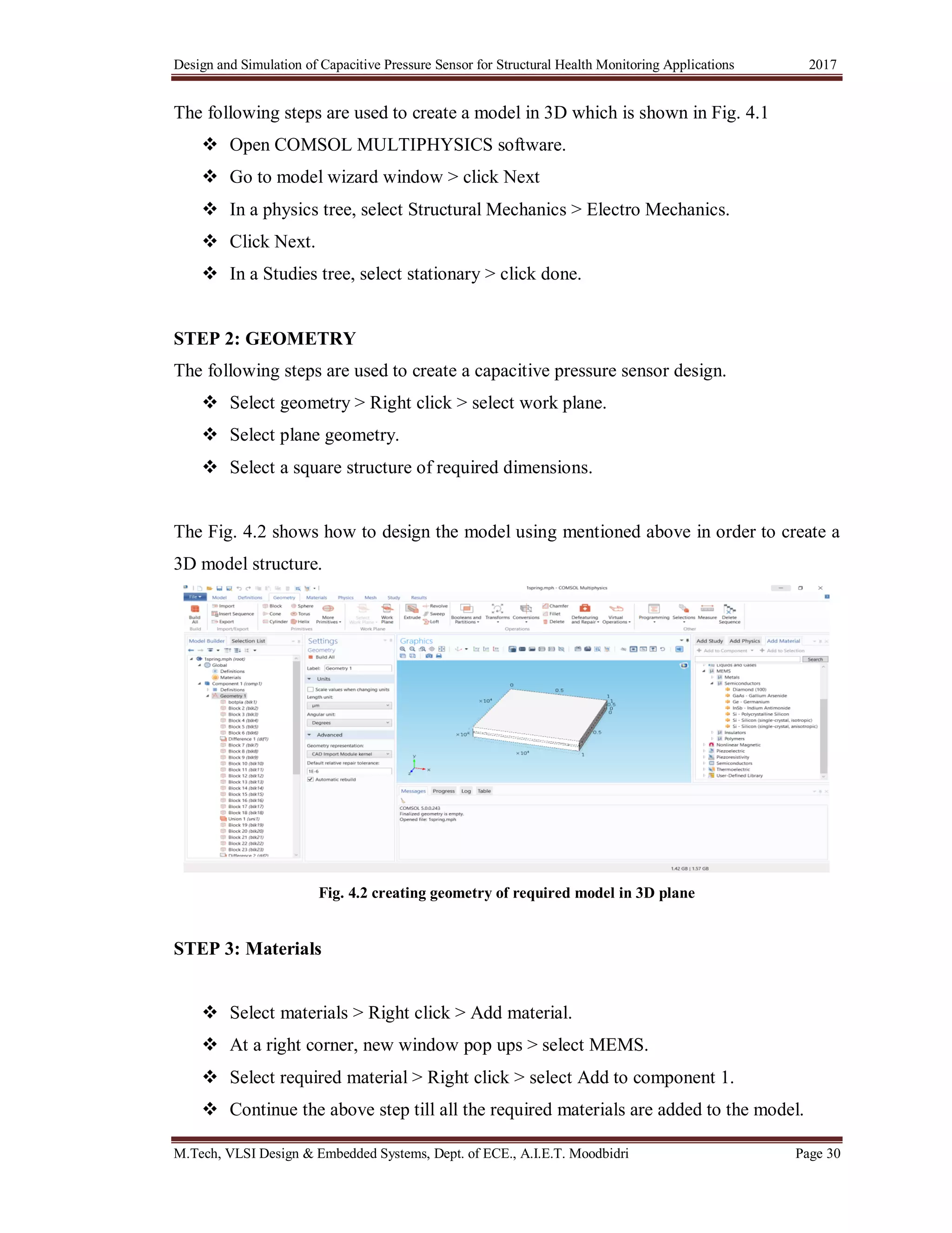 complete m.tech project report_2017 (Based on MEMS Technology) | PDF