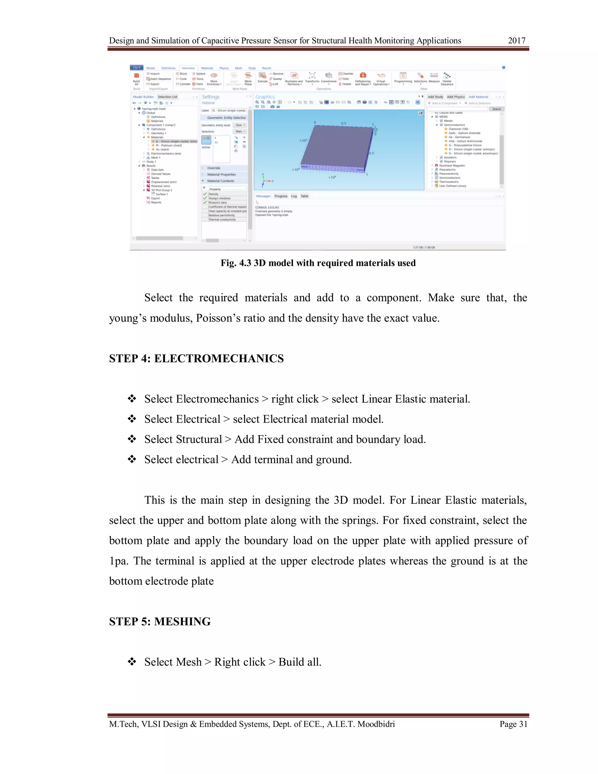complete m.tech project report_2017 (Based on MEMS Technology) | PDF