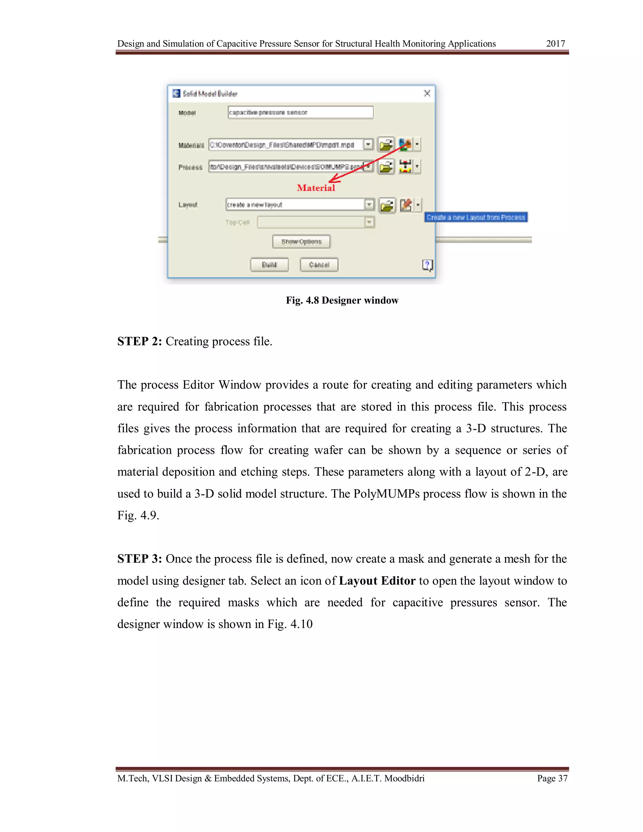 complete m.tech project report_2017 (Based on MEMS Technology) | PDF