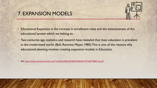 8 components of educational planning | PDF