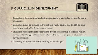 8 components of educational planning | PDF