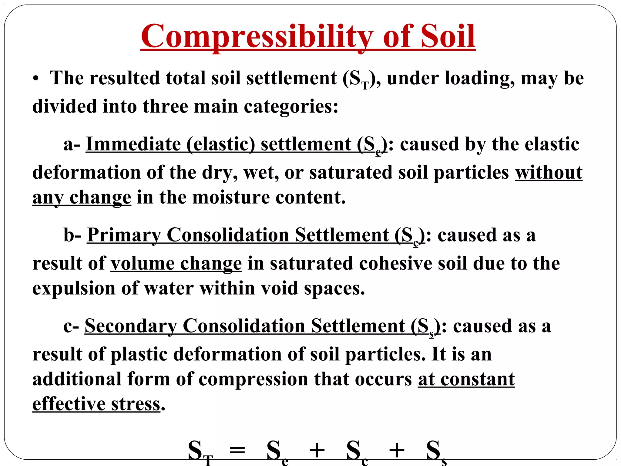8 compressibility and consolidation | PPT