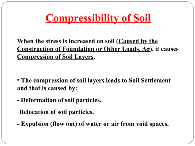 8 compressibility and consolidation | PPT | Geology | Science