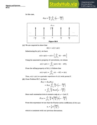 8 Continuous-Time Fourier Transform Solutions To Recommended Problems | PDF
