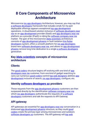 8 Core Components of MicroService Architecture.pdf