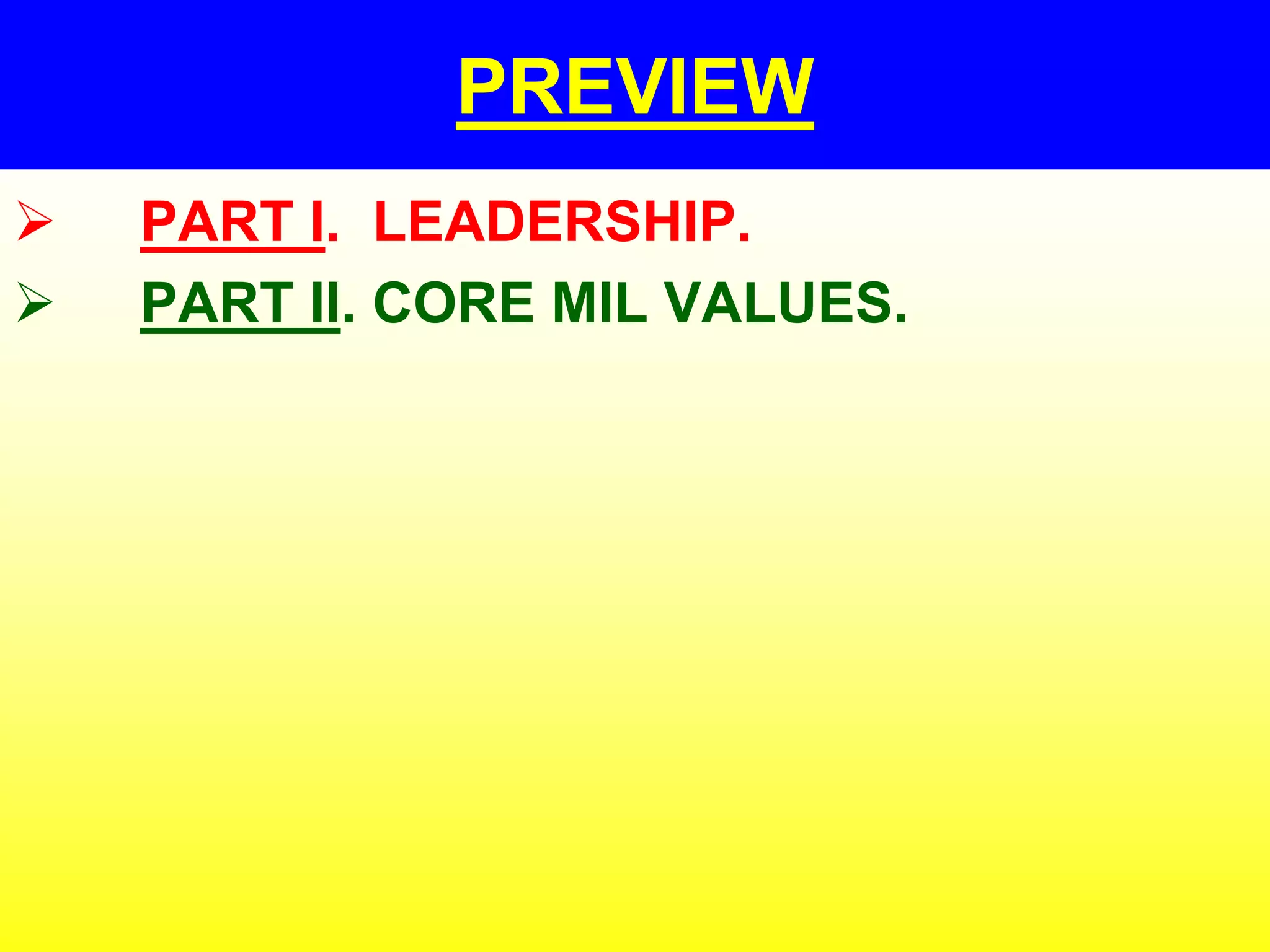 8 CORE MIL VALUES.ppt