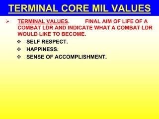 8 CORE MIL VALUES.ppt