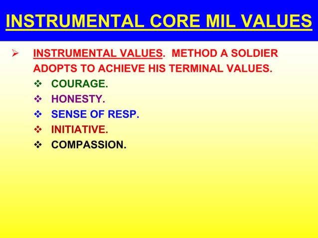 8 CORE MIL VALUES.ppt