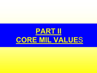 8 CORE MIL VALUES.ppt