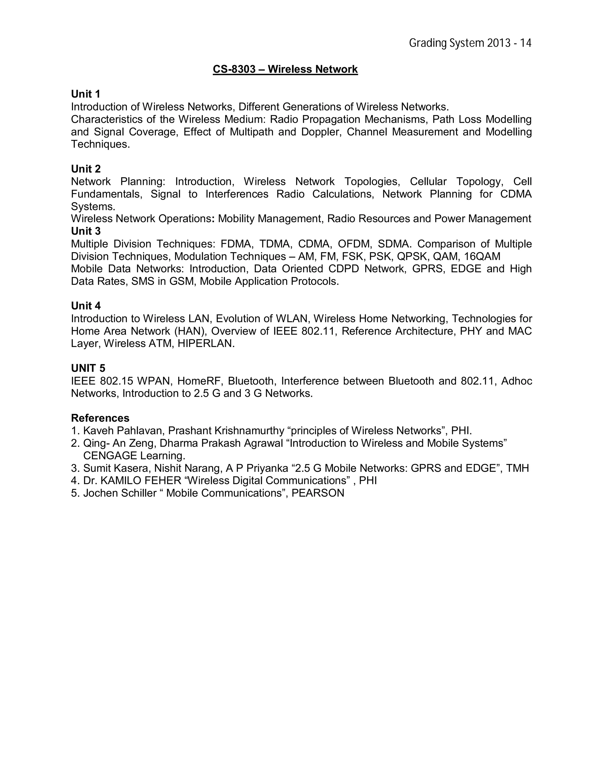 RGPV SYLLABUS CSE 8TH SEM | PDF