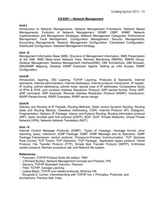 RGPV SYLLABUS CSE 8TH SEM | PDF