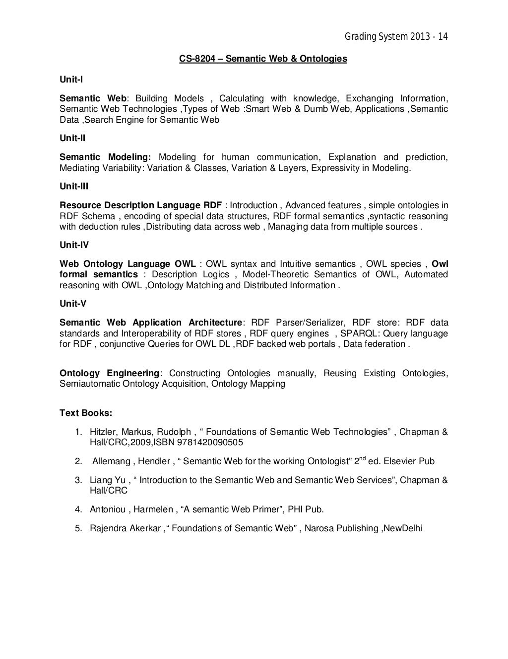 Rgpv Syllabus Cse 8th Sem