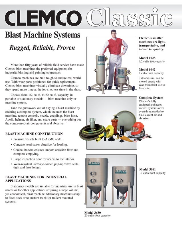 8 cuft classic-blast-machine | PDF
