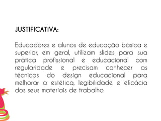 Design Educacional: montagem de slides para aulas e palestras | PDF