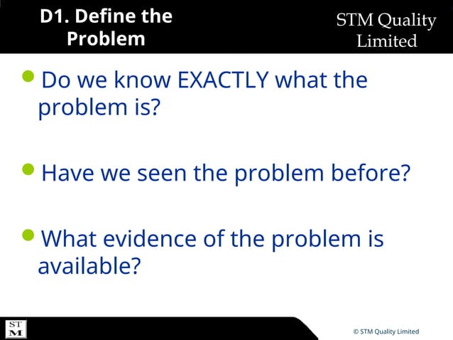 8D Problem Solving. What is 8D.8 Disciplines | PPT