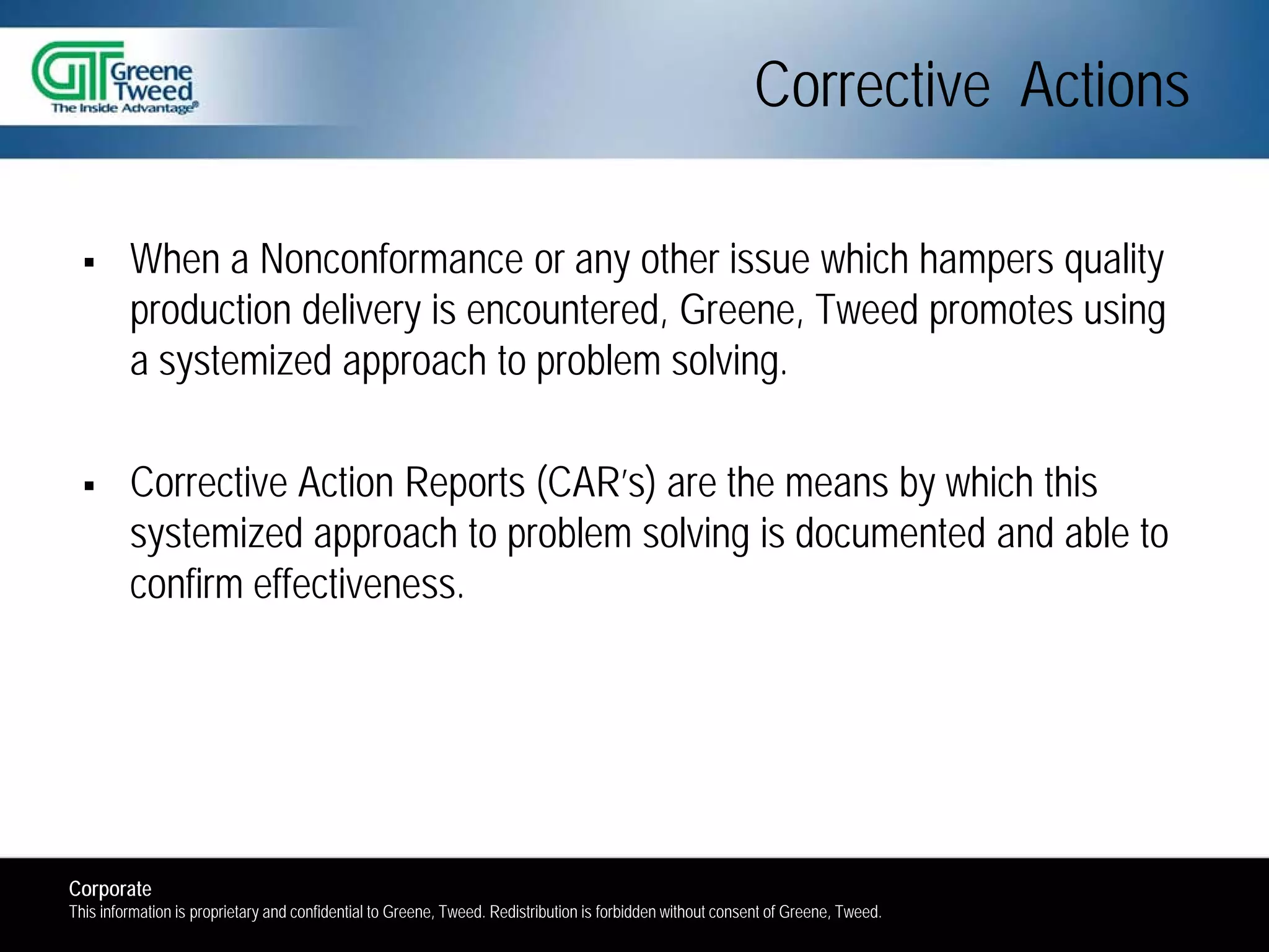 8 d corrective actions | PDF
