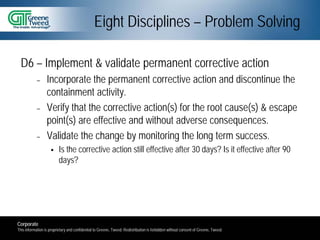 8 d corrective actions | PDF
