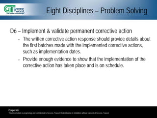 8 d corrective actions | PDF