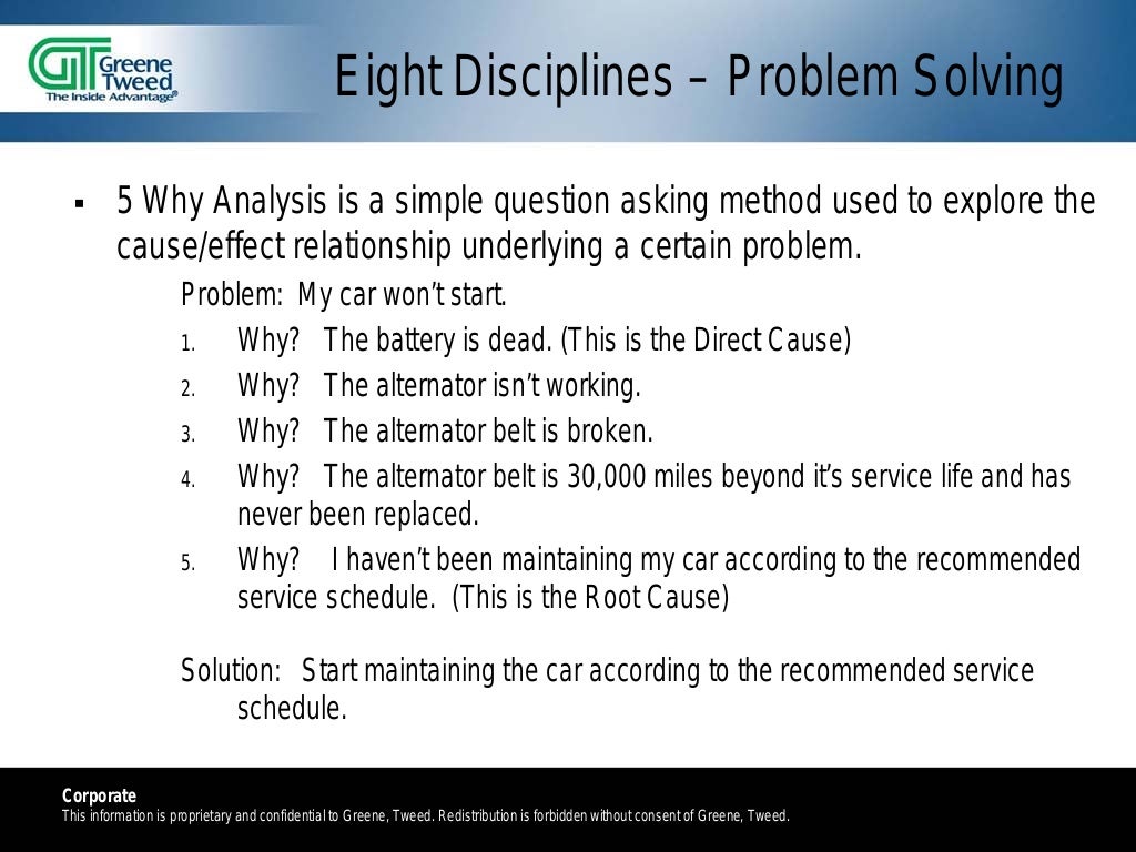 8 d corrective actions