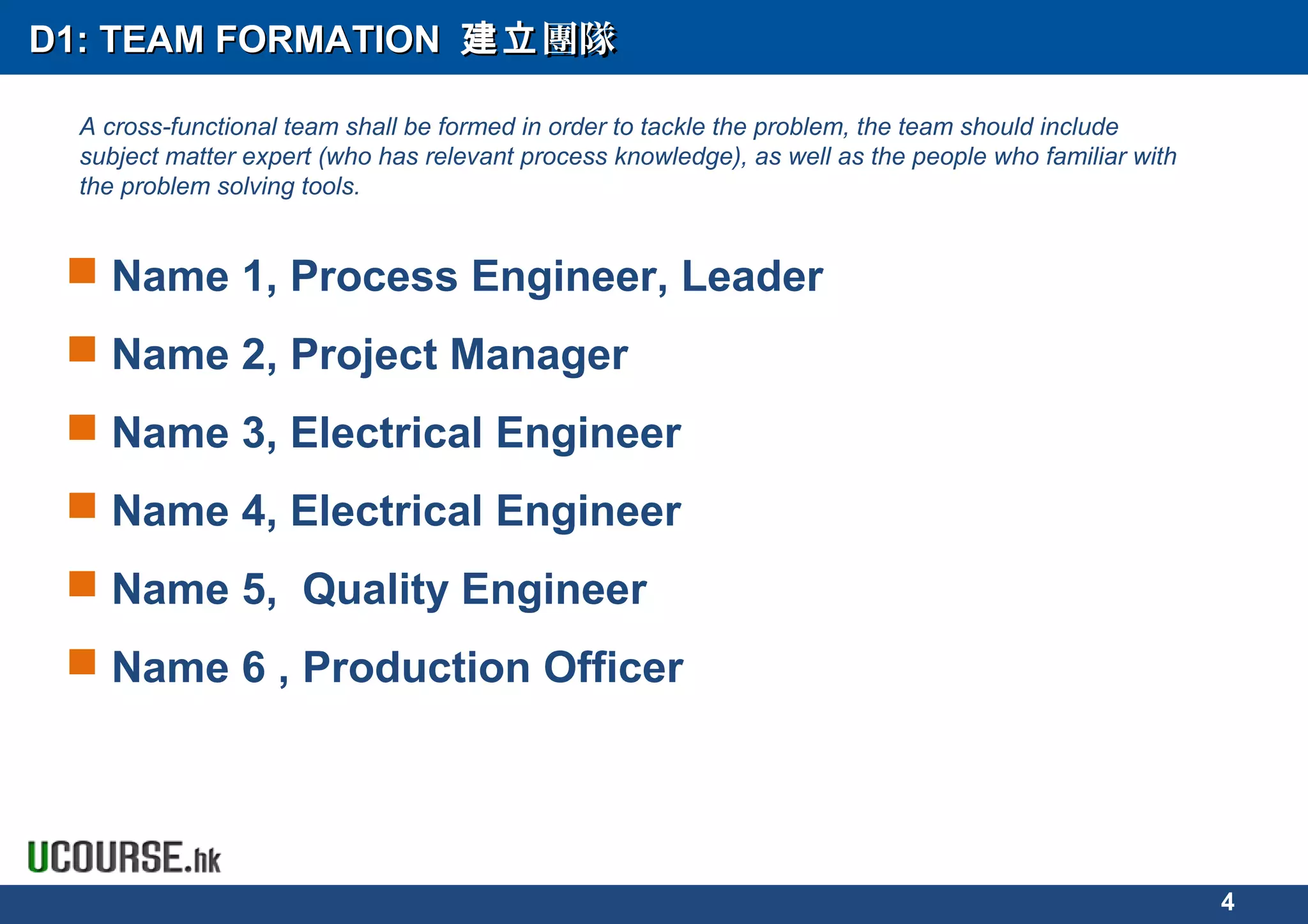 8D Problem Solving Report Template with Guidance | PPT