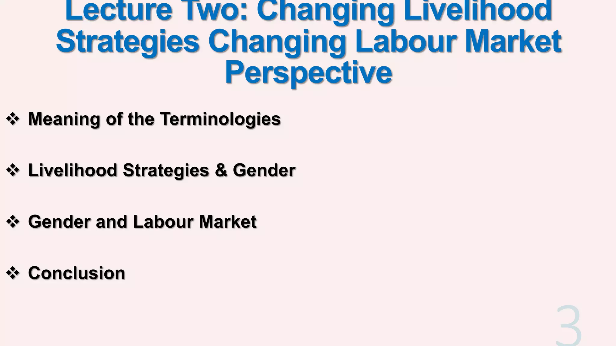 Gender Division of Labour and New Skills in South Asia | PPTX
