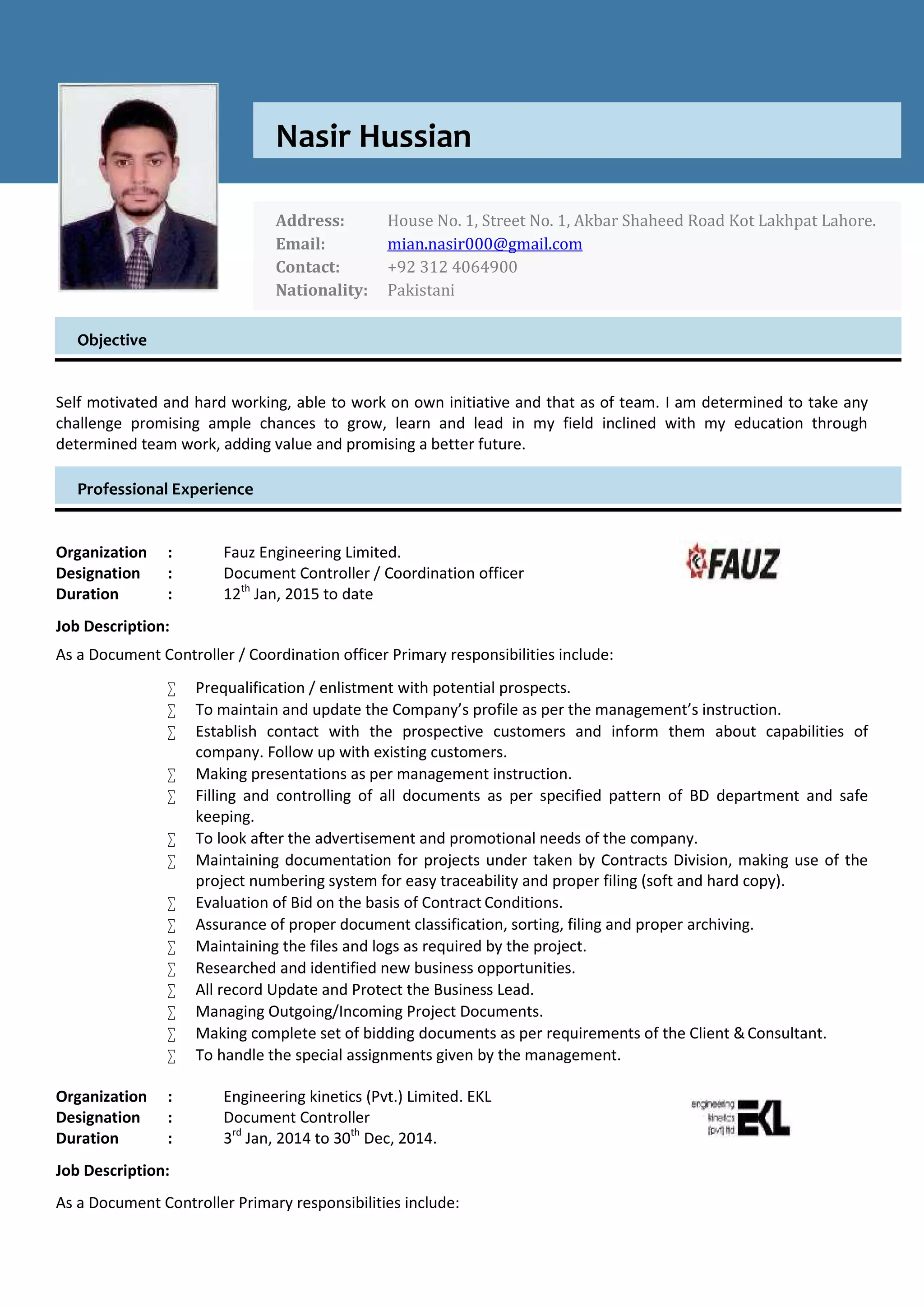 Curriculum vitae | PDF