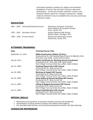 oliver cv2015 | PDF